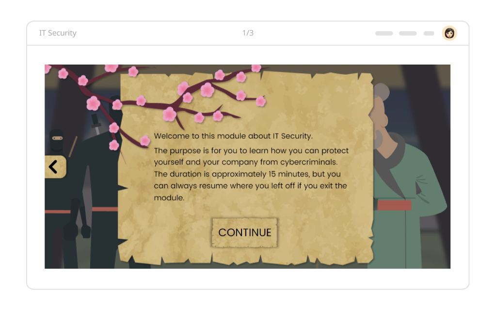 IT security training | Digital learning game to prevent cyber attacks