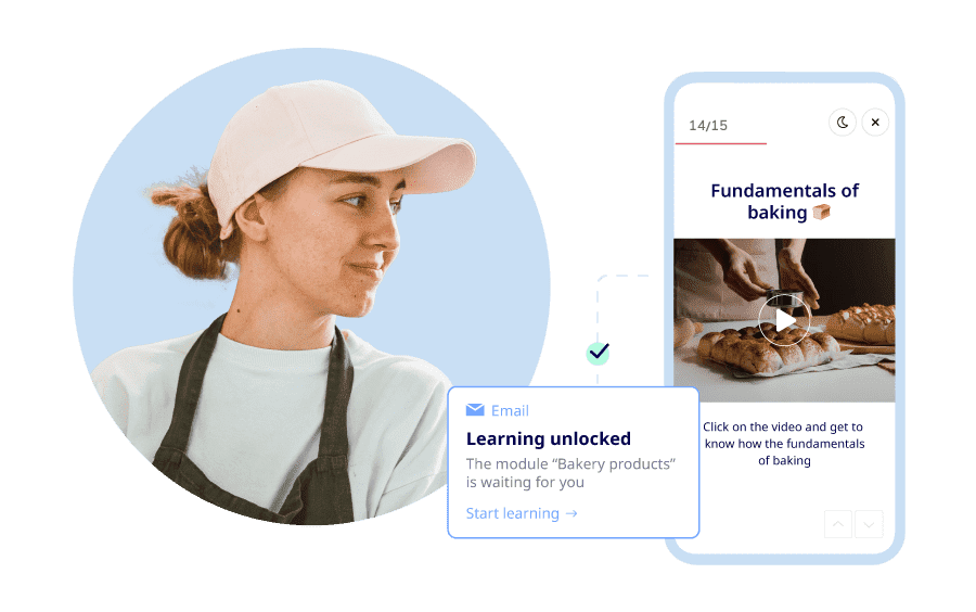 Product knowledge training in a convenient and accessible way