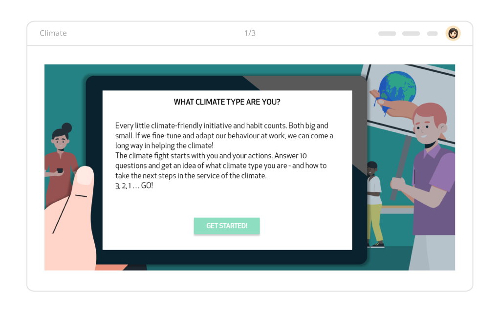 Climate Learning Flow for Employees