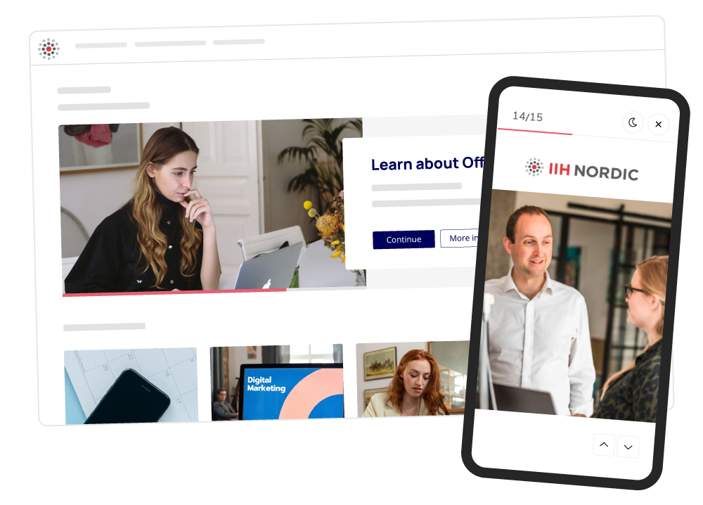 Product tour | Learningbank