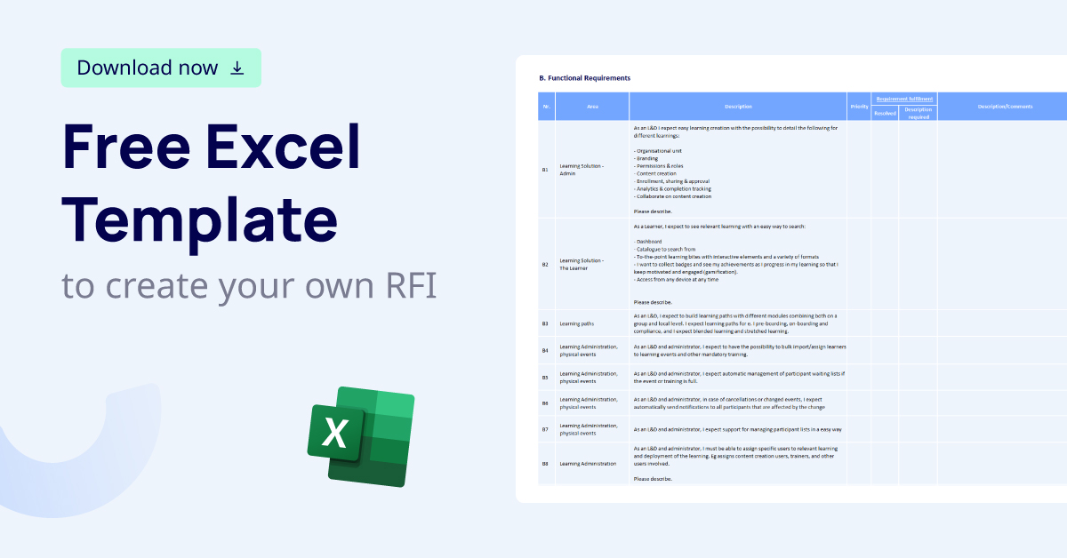 RFI Template | Free Download